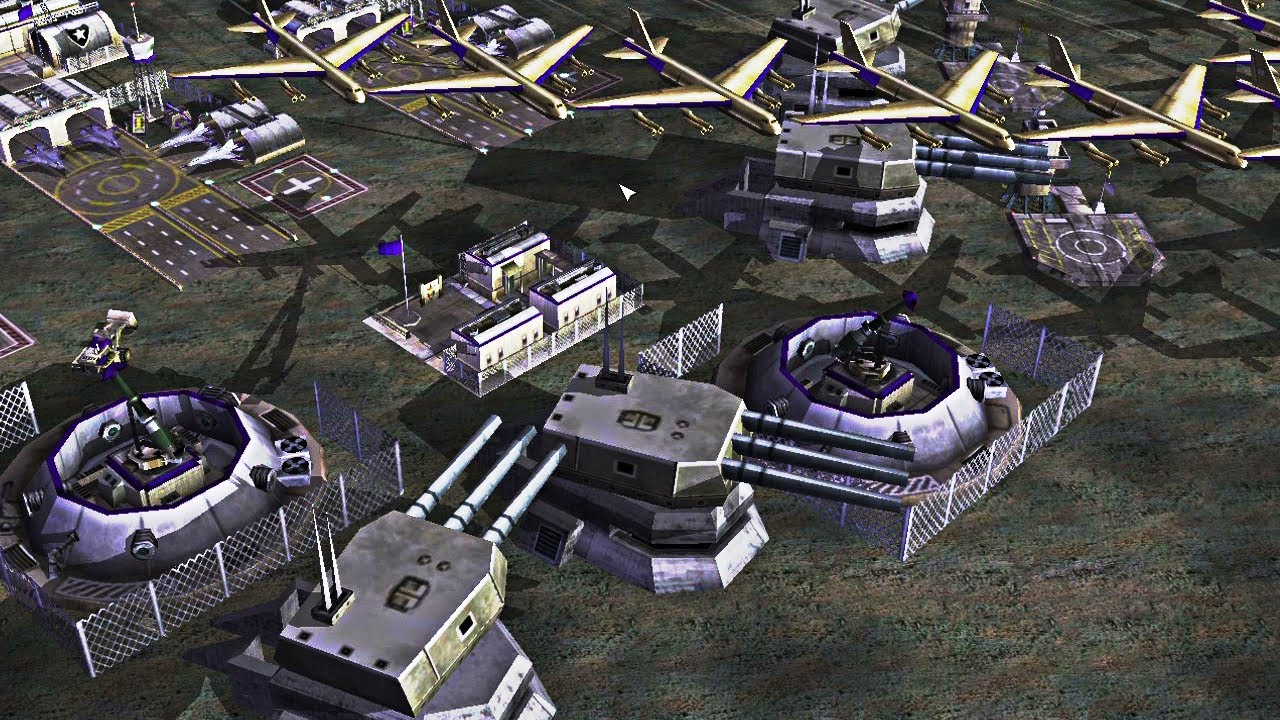 USA Supreme Commander vs 7 USA Random - Command & Conquer Generals ...