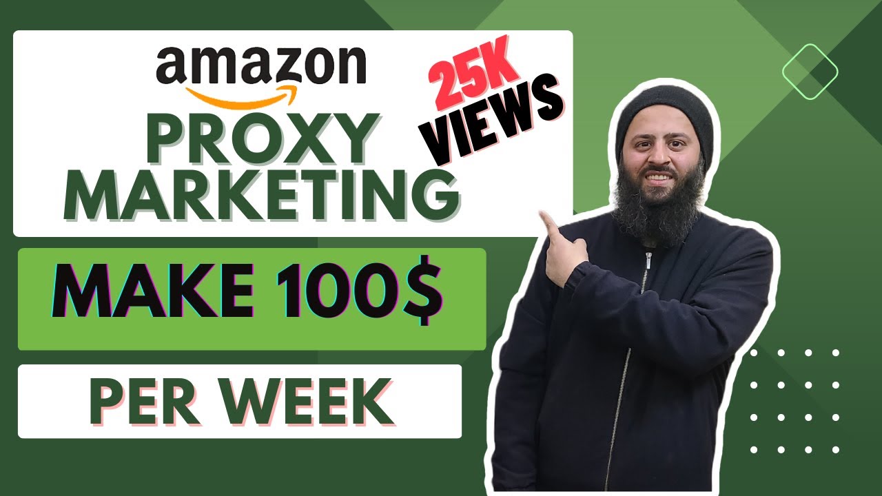 Make passive income online from proxy marketing amazon | earn money ...