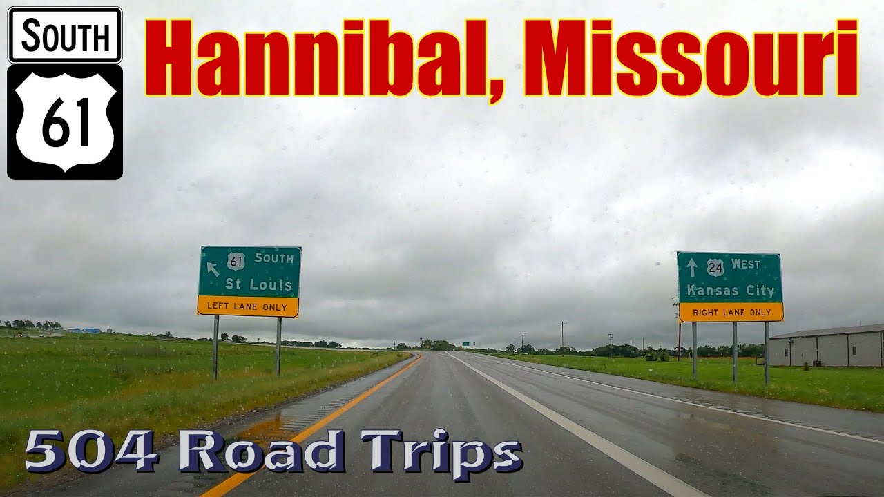 Road Trip #761 - US-61 S - Missouri - Palmyra / Hannibal - YouTube