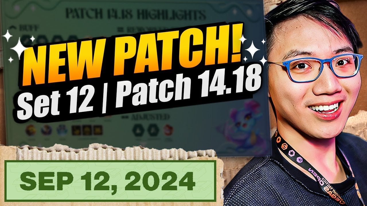 HUGE PATCH TIME!! | Set 12 TFT Stream | Patch 14.18 - YouTube