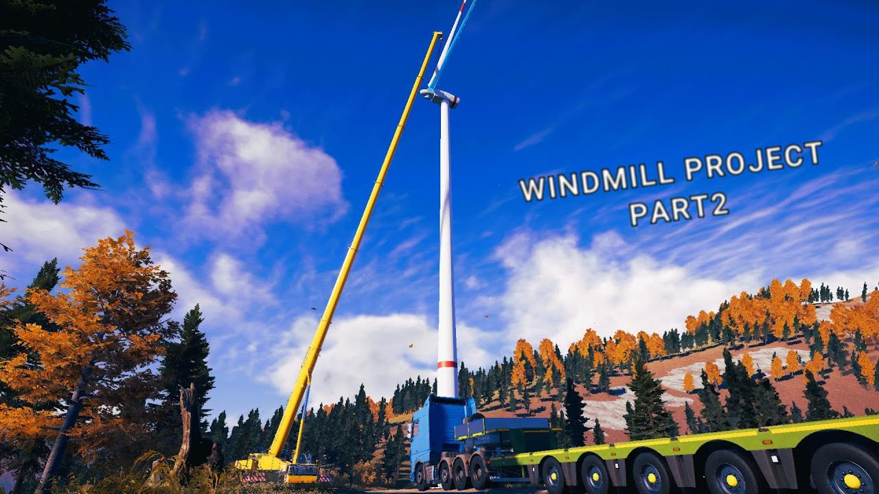 Construction Simulator 2022 Wind Power Plant PT2 - YouTube