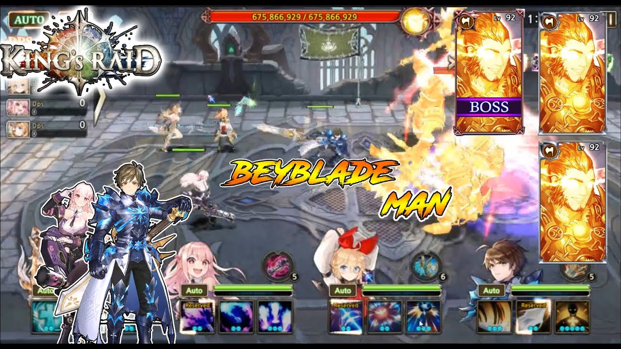 King's Raid Toc Floor 72 Beyblade Human - YouTube