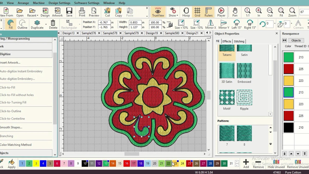 Embroidery Designs & Tutorials - YouTube