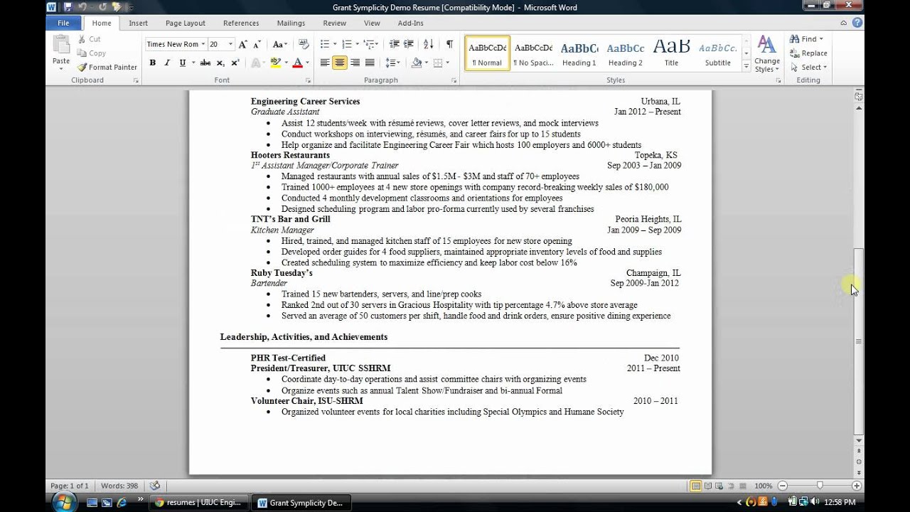 ECS Symplicity Tutorial #2 - Uploading Your Resume - YouTube