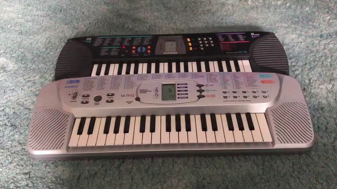 Vintage Casio SA-65 75 27 Jungle 17 Carnival - YouTube