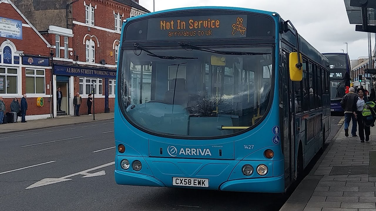 (Arriva Yorkshire 1427 CX58EWK) On 140 To Leeds - YouTube