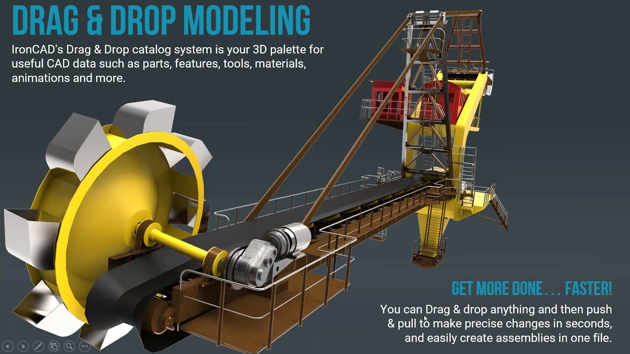 IronCADUSA Drag & Drop - YouTube