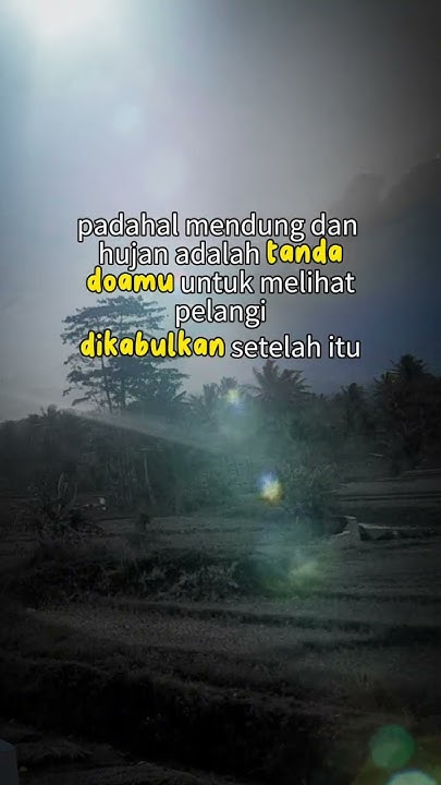 Pelangi akan datang setelah Hujan Badai 🌈 - YouTube