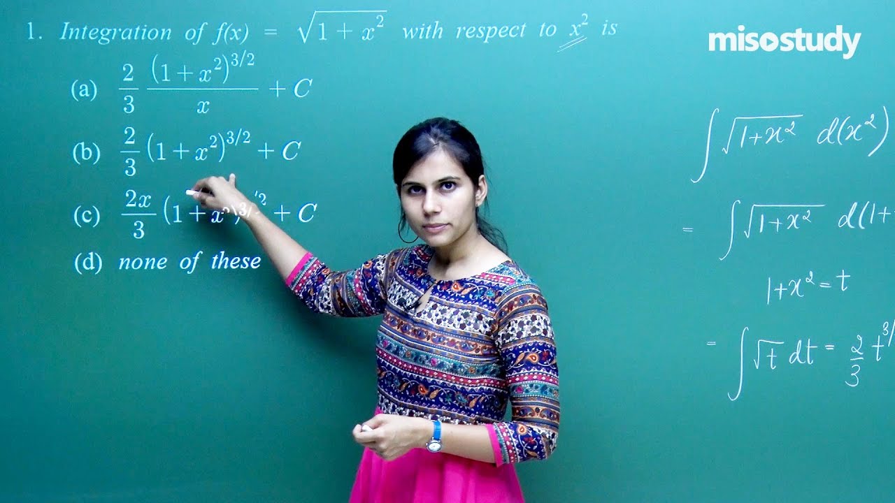 JEE Mathematics | 24. Integrals | JEE Main Pattern Question Exercise ...