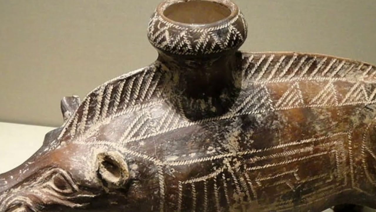 Boar Vessel 600-500 BC Etruscan ceramic - YouTube