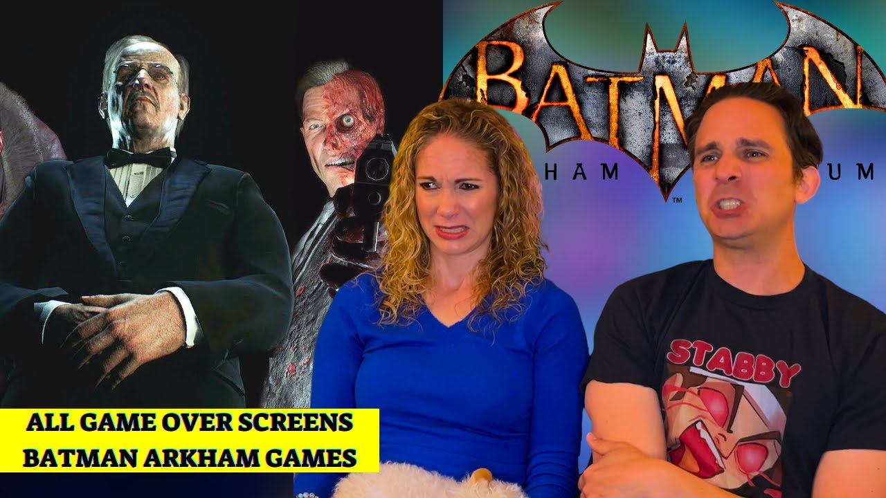 All Game Over Death Scenes in Batman Arkham Series Reaction - YouTube
