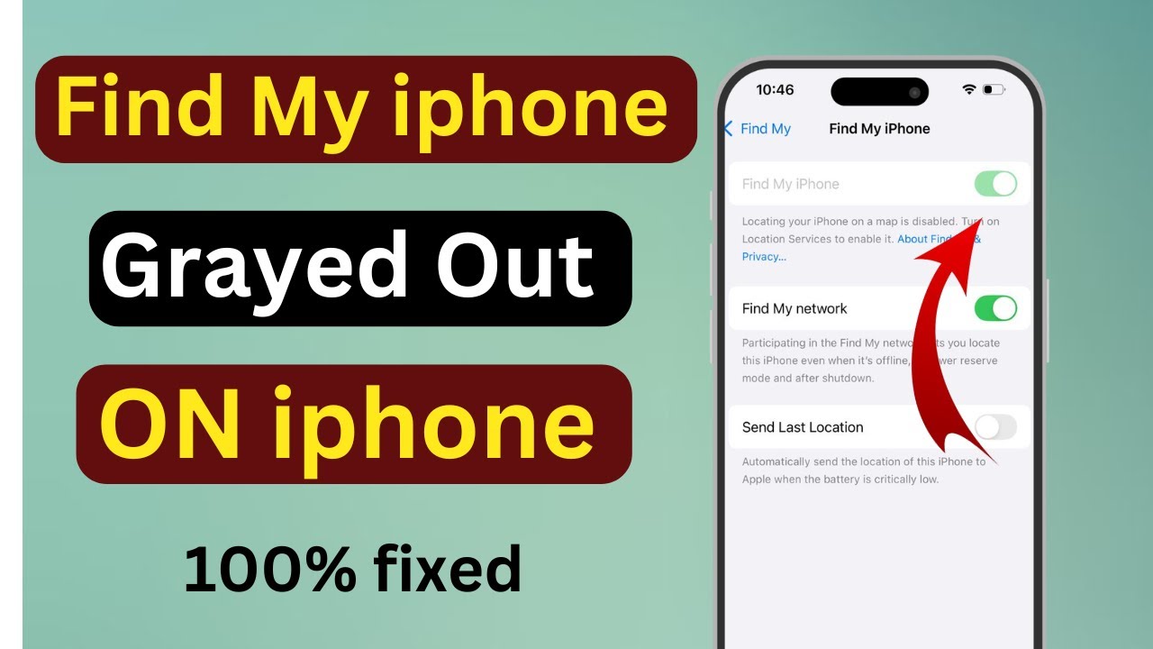 How to fix Find my iphone grayed out problem ON iphone // turn of find ...