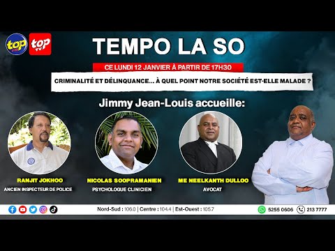 TEMPO LA SO: Criminalité et Délinquance… À quel point notre société est malade ?