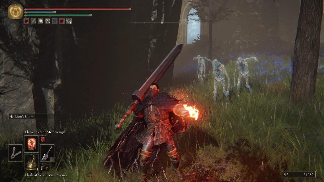 ELDEN RING - Guts Lion's Claw DMG test - YouTube