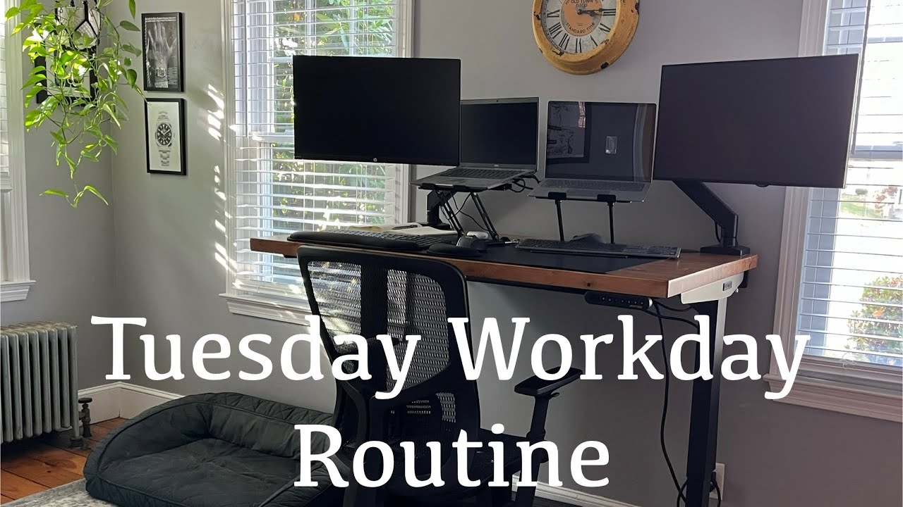 Tuesday Workday Routine - YouTube