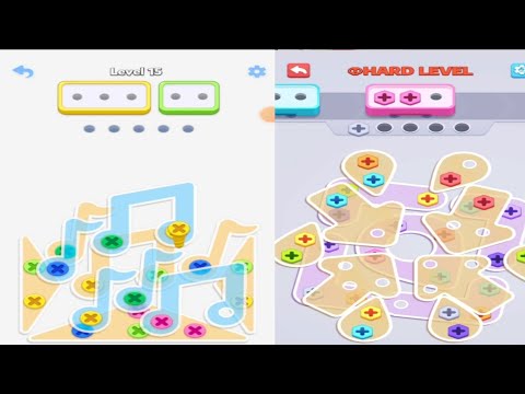 Screw Match ASMR Story 1-25 VS Screwscapes ASMR 1-25 Walkthrough ...