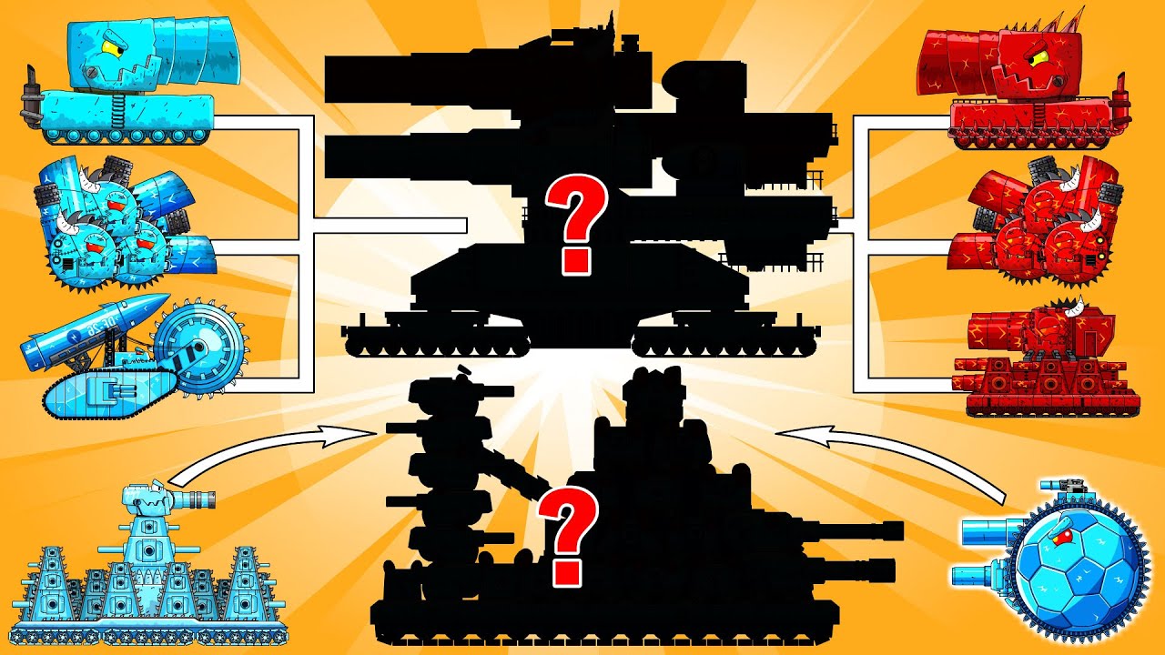 THE ULTIMATE BATTLE OF ROCKET TANKS, ICE TANK VS FIRE TANK - Cartoons ...