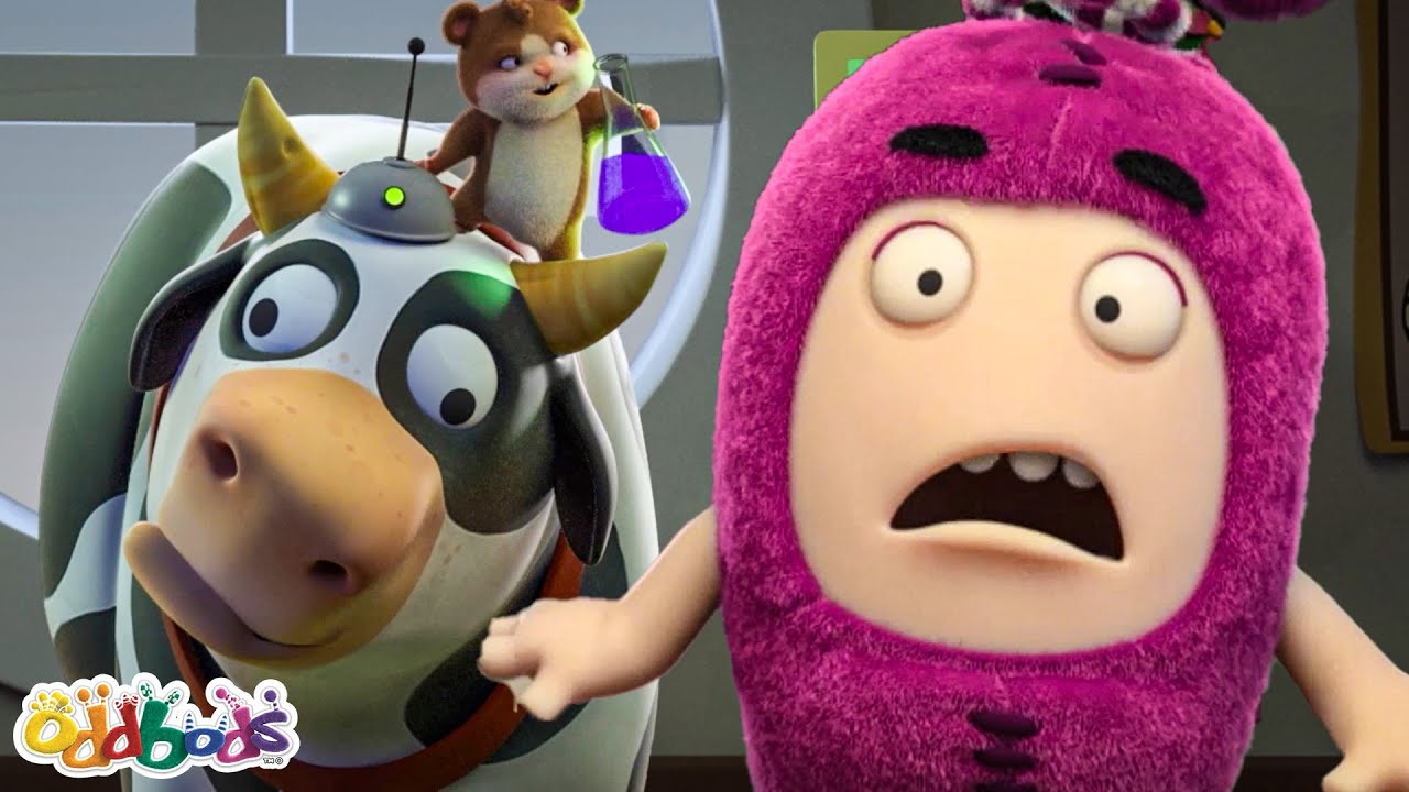 Super Smart Cow! 🐄 | ODDBODS 😂 | Funny Cartoons for Kids - YouTube