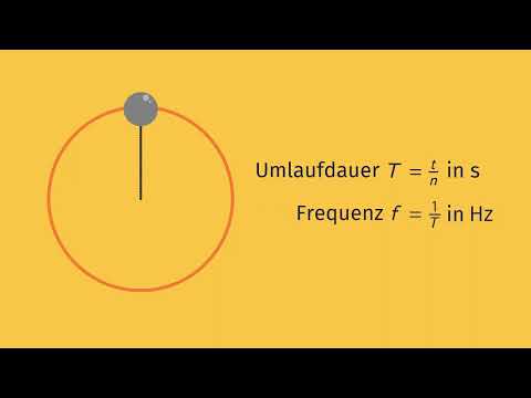 Kreisbewegung – Umlaufdauer, Frequenz, Winkel- und Bahngeschwindigkeit ...