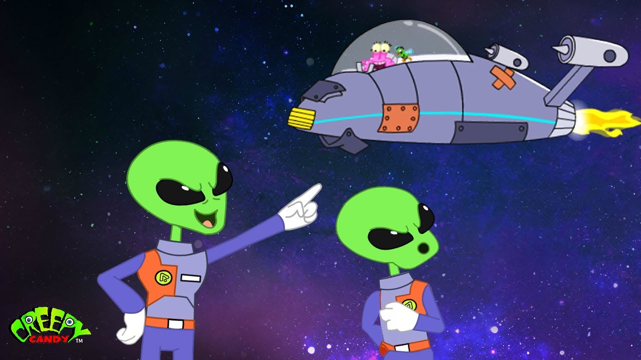 Full Episode: Little Candy was Taken by an Alien👽 More Alien Cartoon ...