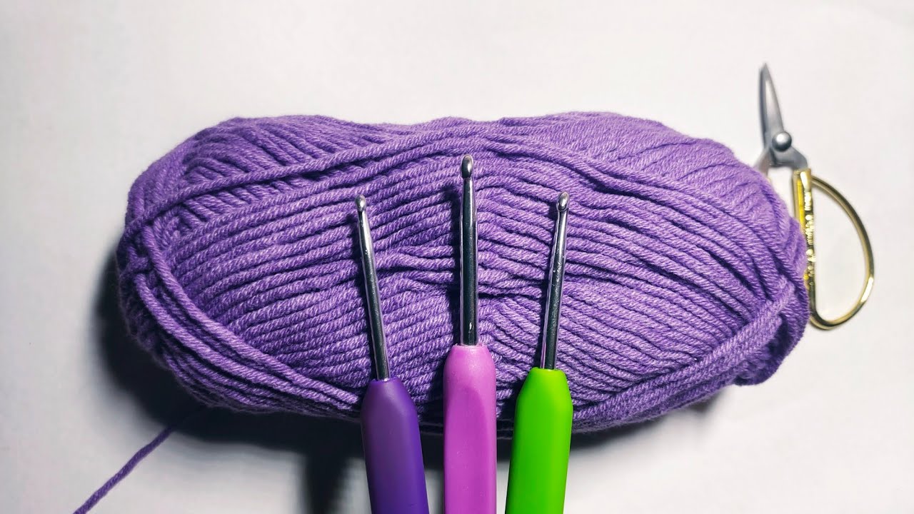 YOU Must Learn This♥️! Easy and Beautiful Crochet Design For beginners ...