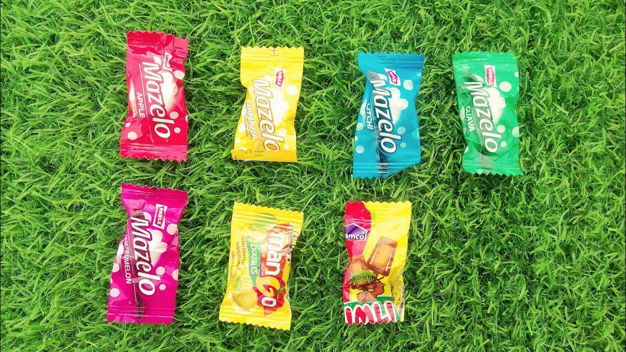 🌈Mazelo Fruits Candy Apple, Banana, Litchi, water melon, mango AND Imli ...