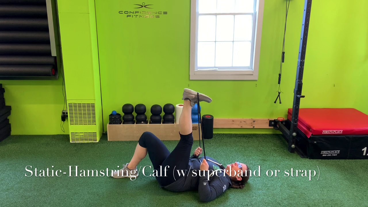 Static-Hamstring & Calf - YouTube