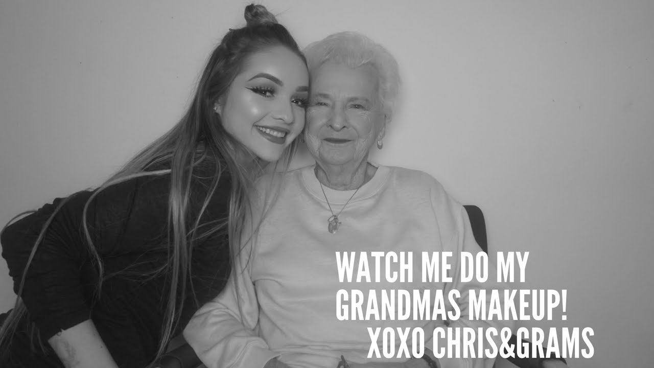 Full Face Makeup Tutorial on my Grandma! - YouTube