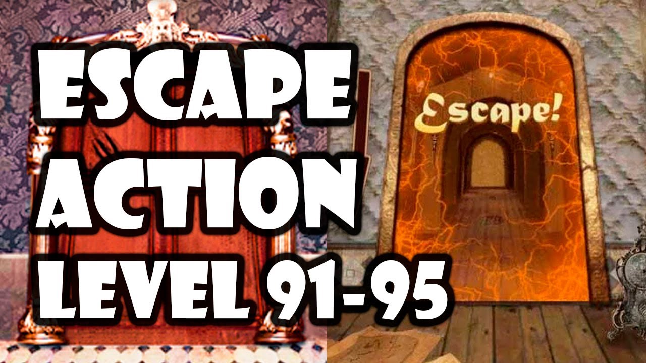 Escape Action - Level 91 92 93 94 95 - Solution/Walkthrough - Android - YouTube