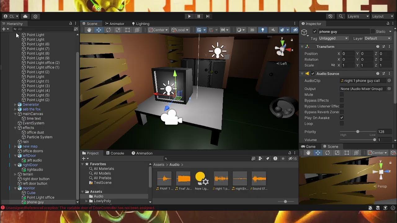 making a fnaf fan game in unity with chatgpt - YouTube