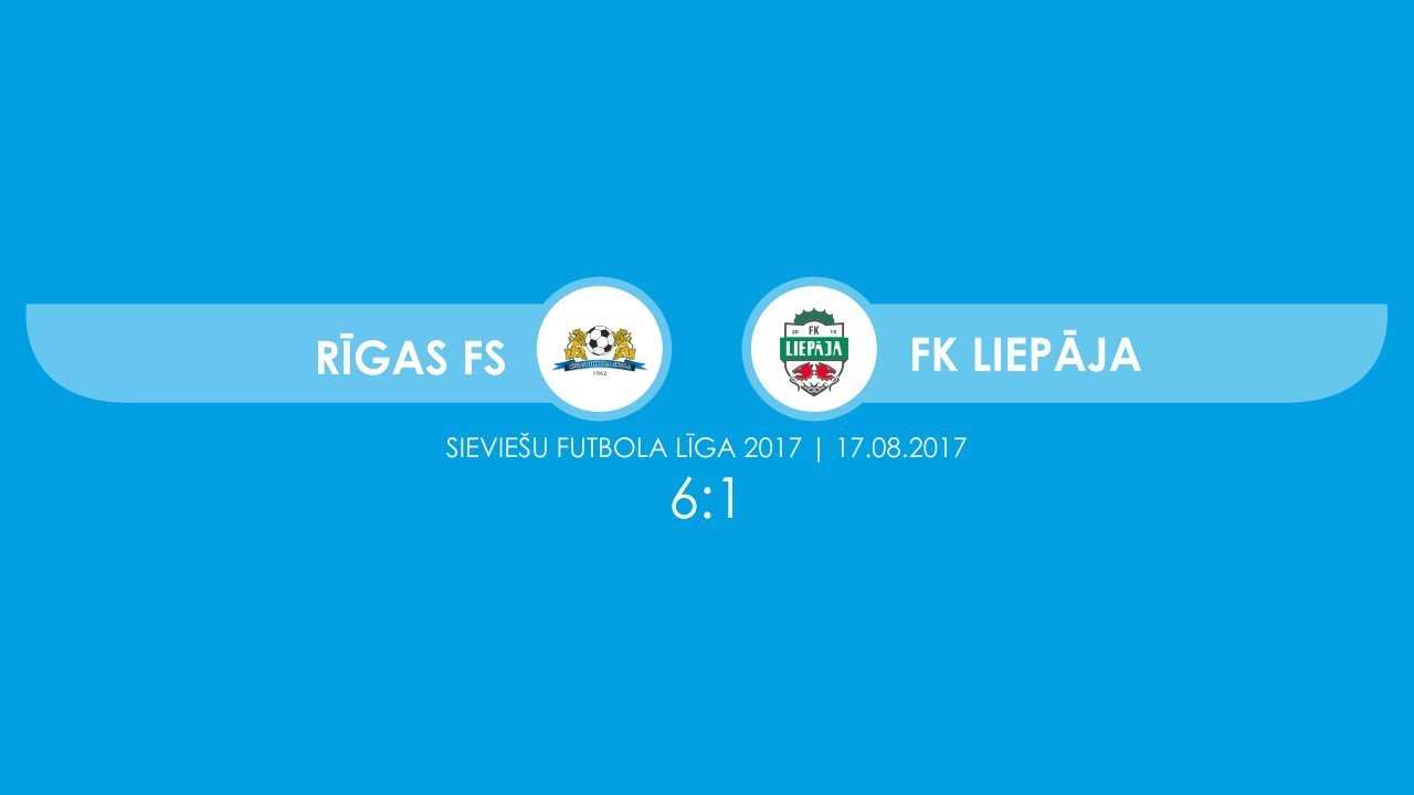 Rīgas FS - FK Liepāja | 6:1 - YouTube