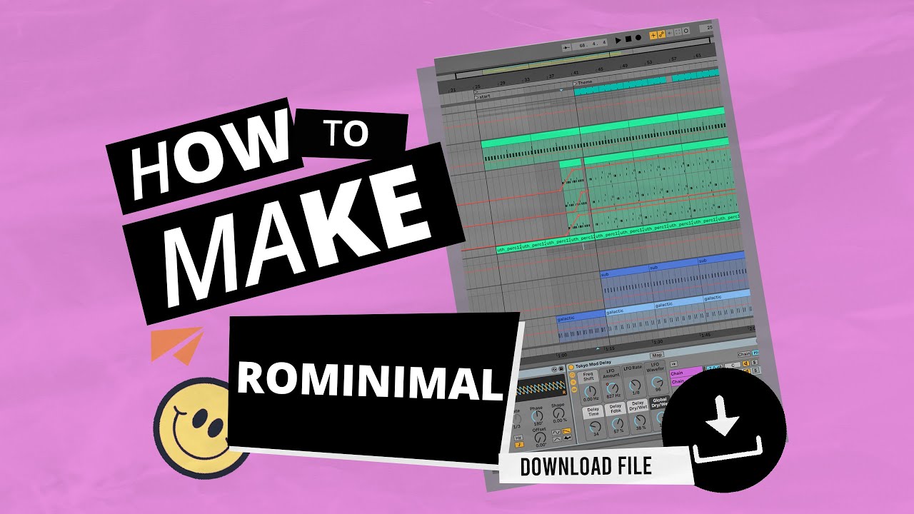 How to Make Rominimal. Ableton Live Sketch 62 - YouTube