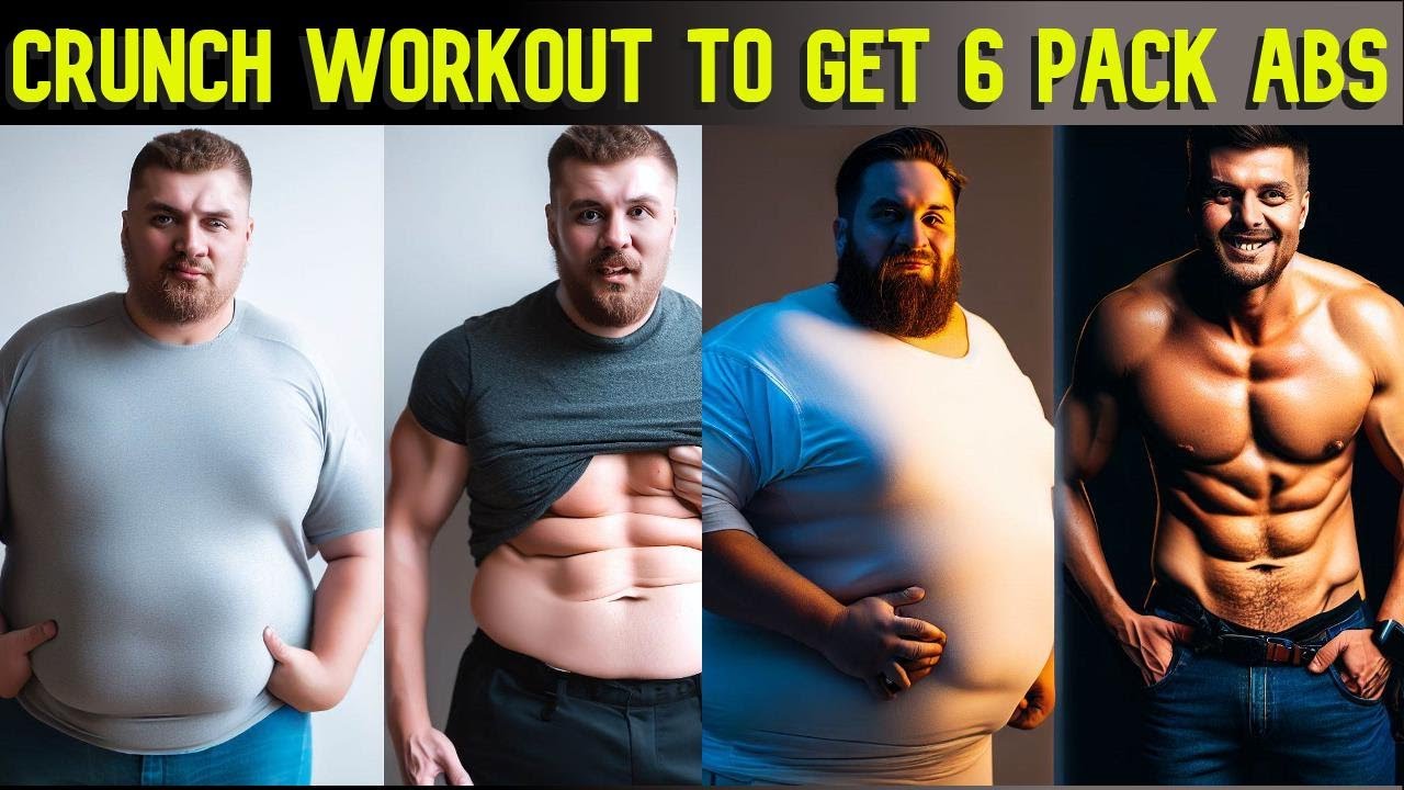 less tan 5-Min Different Crunch exercises to get 6 Pack Abs | Amazing ...