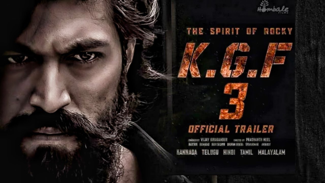 KGF CHAPTER 3 Official Trailer | Yash | Prabhas | Prashanth Neel | Ravi ...