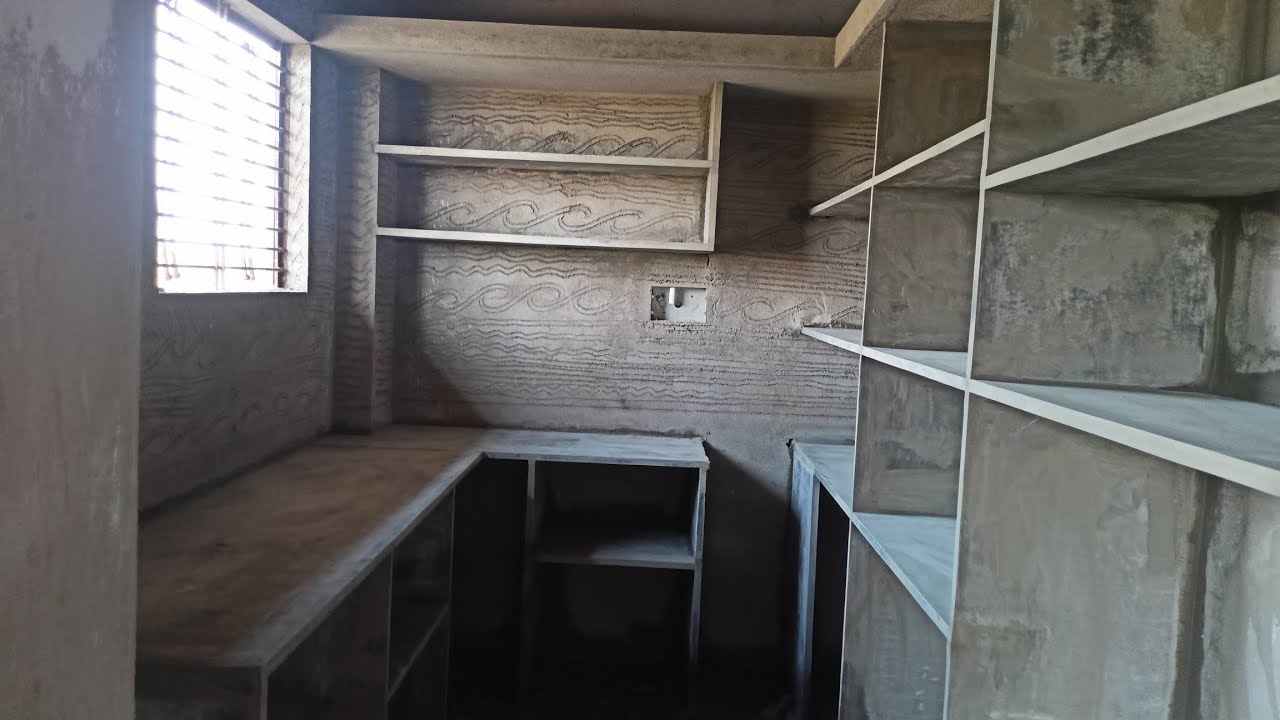 kitchen cement cupboards|| VR Building a2z works - YouTube