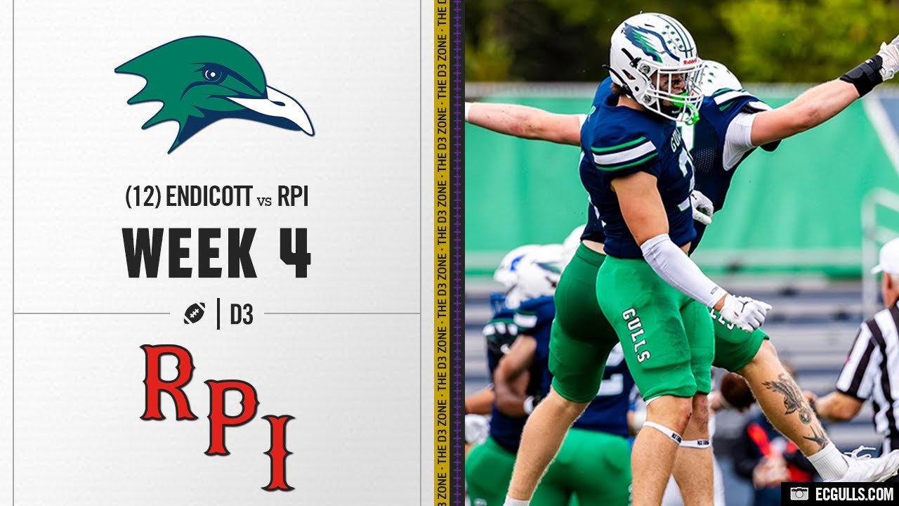 #12 Endicott vs. RPI Highlights | D3 College Football 2024 - YouTube