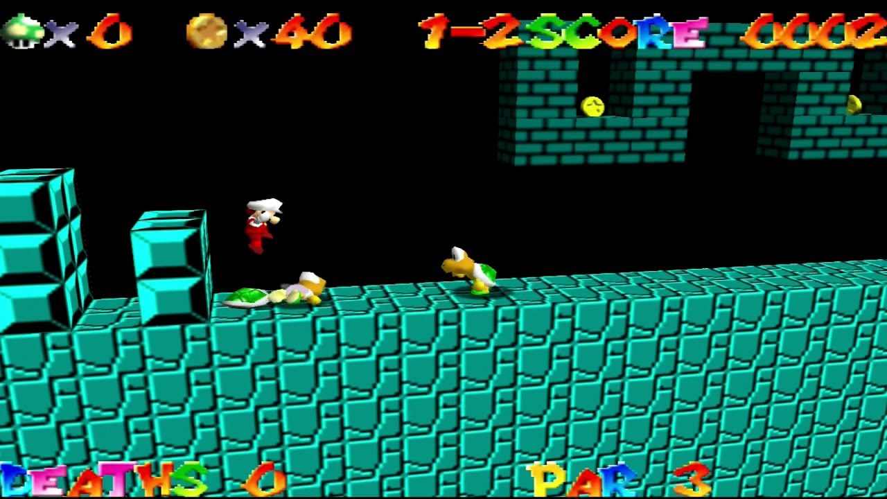 Super Mario 64 remake 2D NES (WORLD 1) [STAGE 1 ao 4] {NINTENDO 64 ...