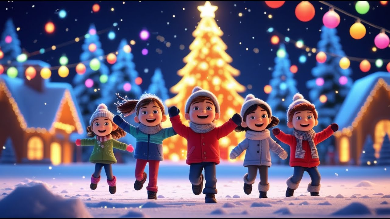 ||Kids Christmas Dance Song 2025 | Fun 3D Animated Christmas Music for ...