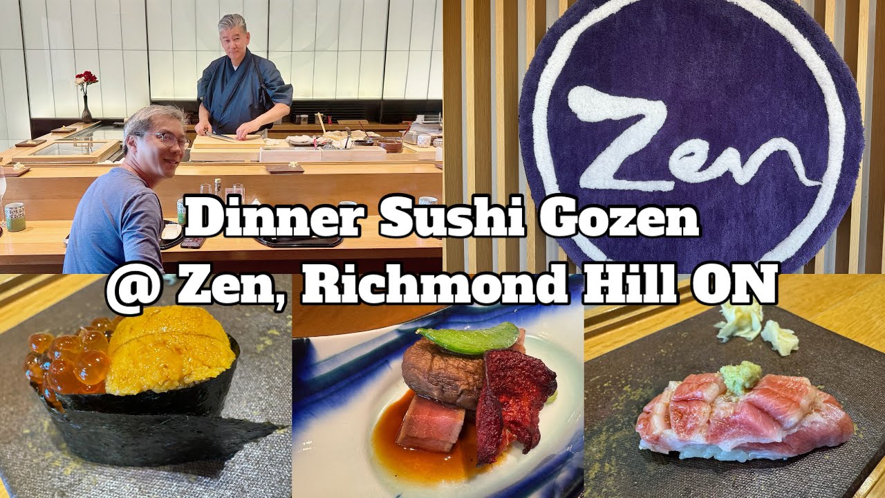 CAD109++ Dinner Sushi Gozen at Zen Japanese Restaurant in Richmond Hill ...