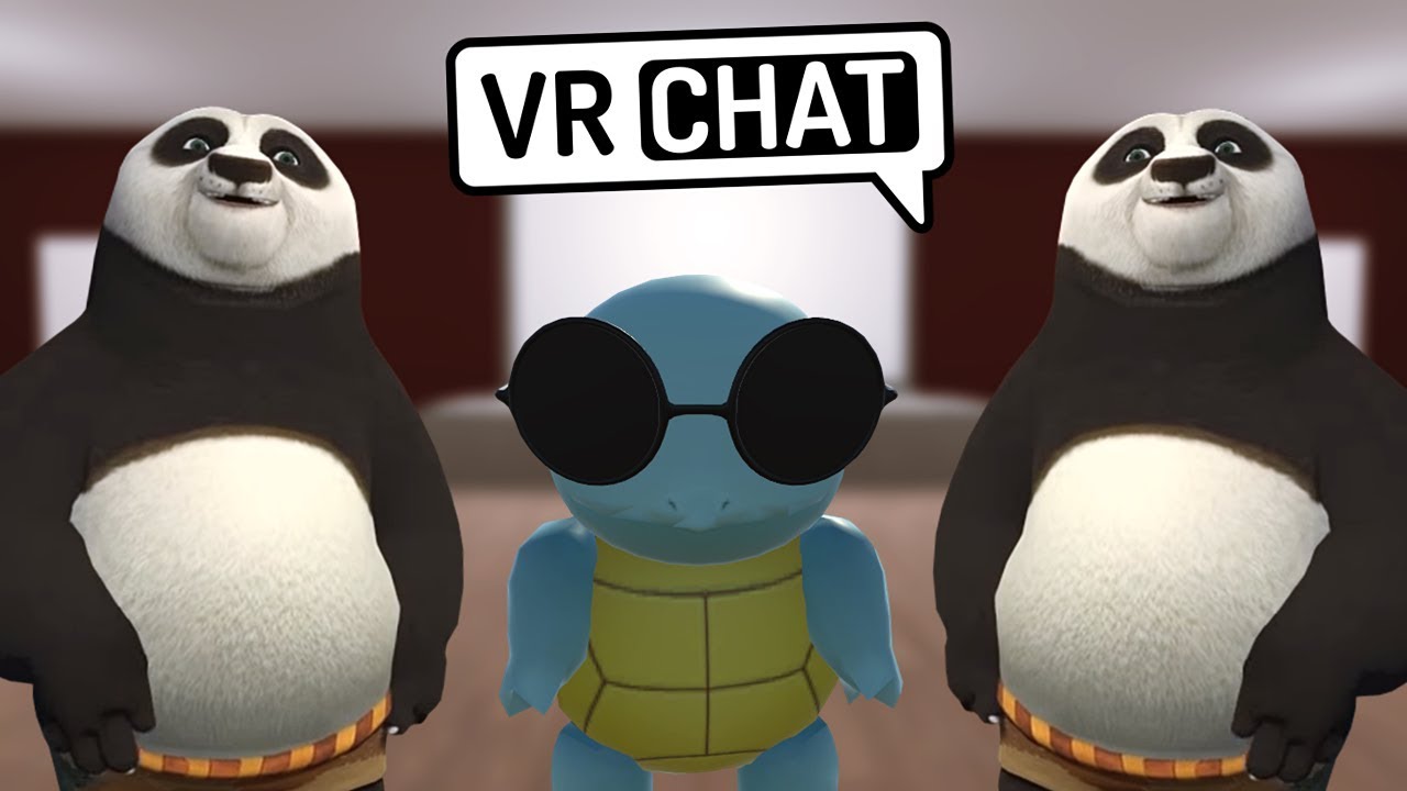 BEIJEI O PANDA NO VRCHAT - YouTube