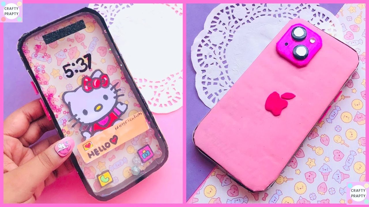 DIY I Phone 15 with paper/ IPHONE 15 💸Paper DIY 💸asmr 종이놀이/ shaker I ...