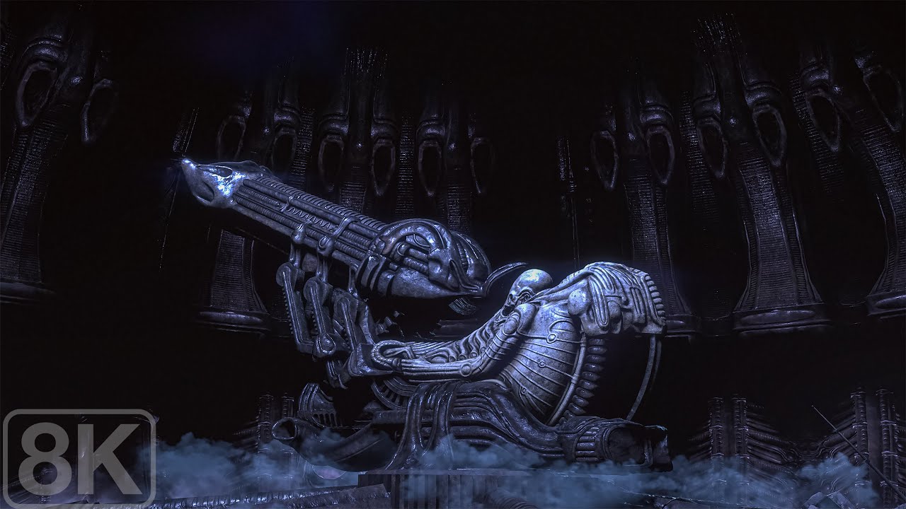 The LV-426 Derelict｜The Space Jockey｜Alien Isolation｜Part 5｜8K - YouTube