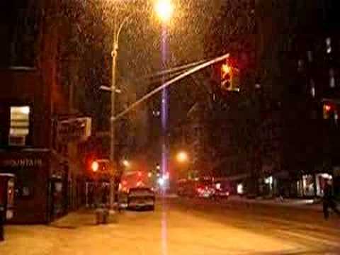 Snow Storm - New York City 2004 - YouTube