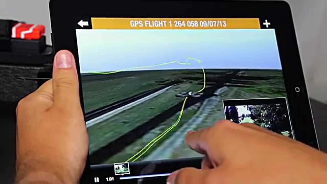 Tutoriel d'enregistrement GPS avec l'application Parrot AR Freeflight 2 ...