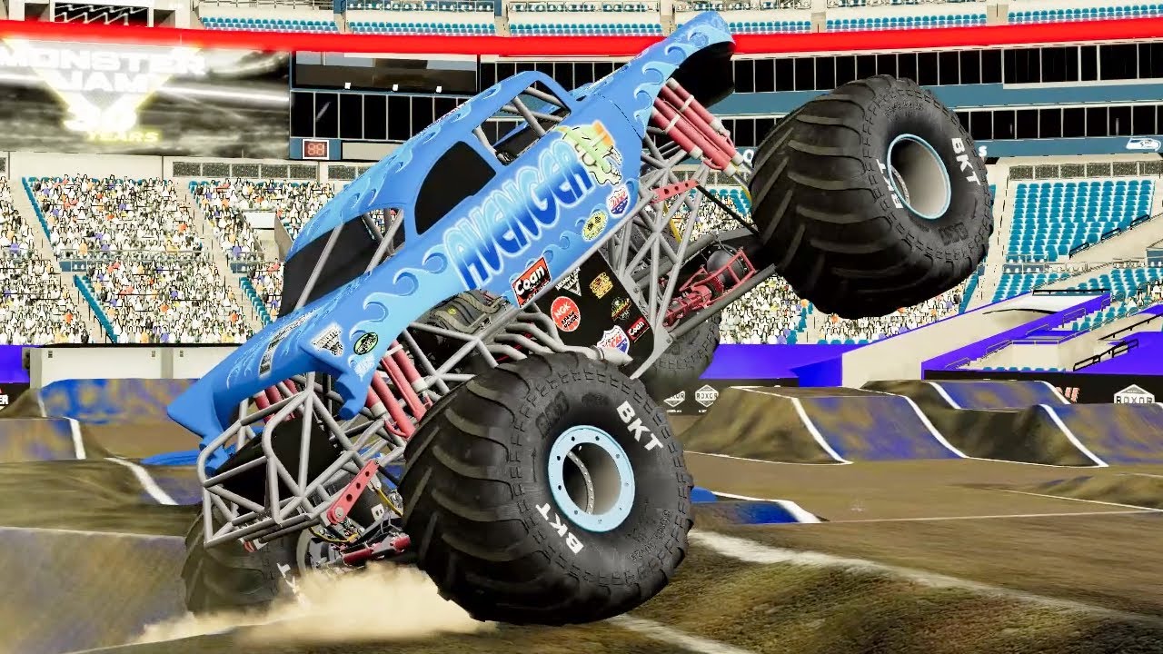 20 Truck Custom Seattle 2022 Freestyle - BeamNG.Drive Monster Jam - YouTube