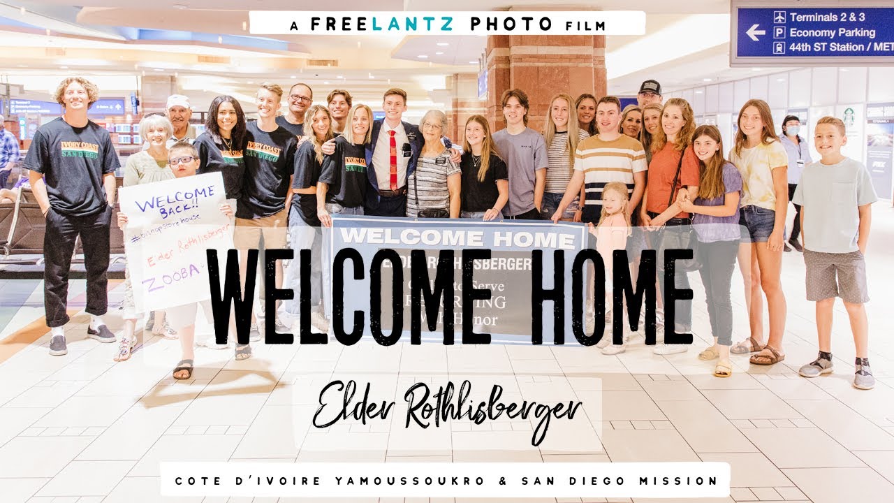 LDS Missionary Homecoming | Welcome Home Elder Rothlisberger From The ...