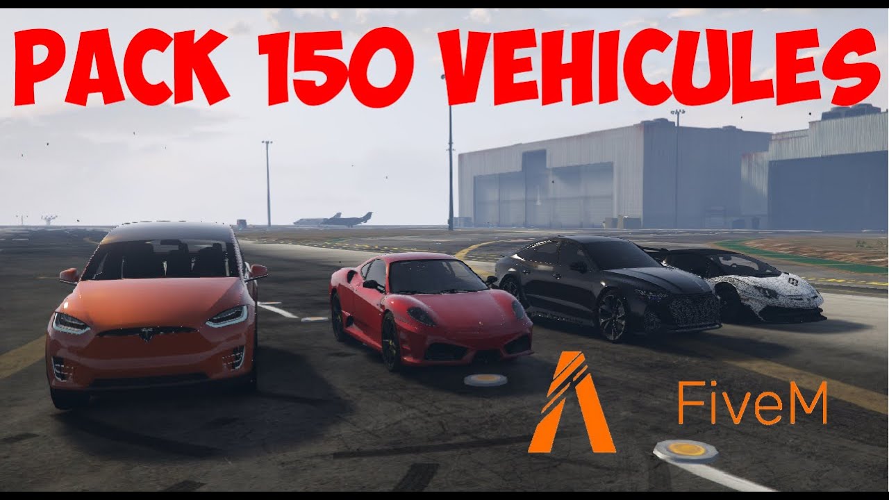 FIVEM │ MEGA PACK 150 VÉHICULES GRATUIT GTA RP + SQL - YouTube