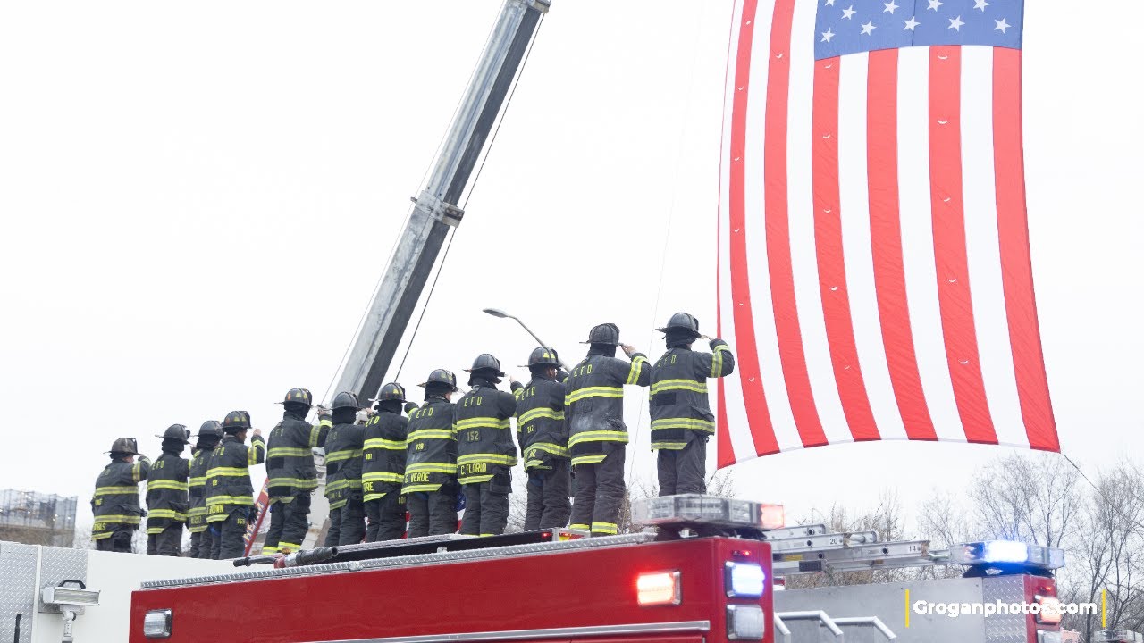 Dignified Transfer Of NYPD PO Diller - YouTube