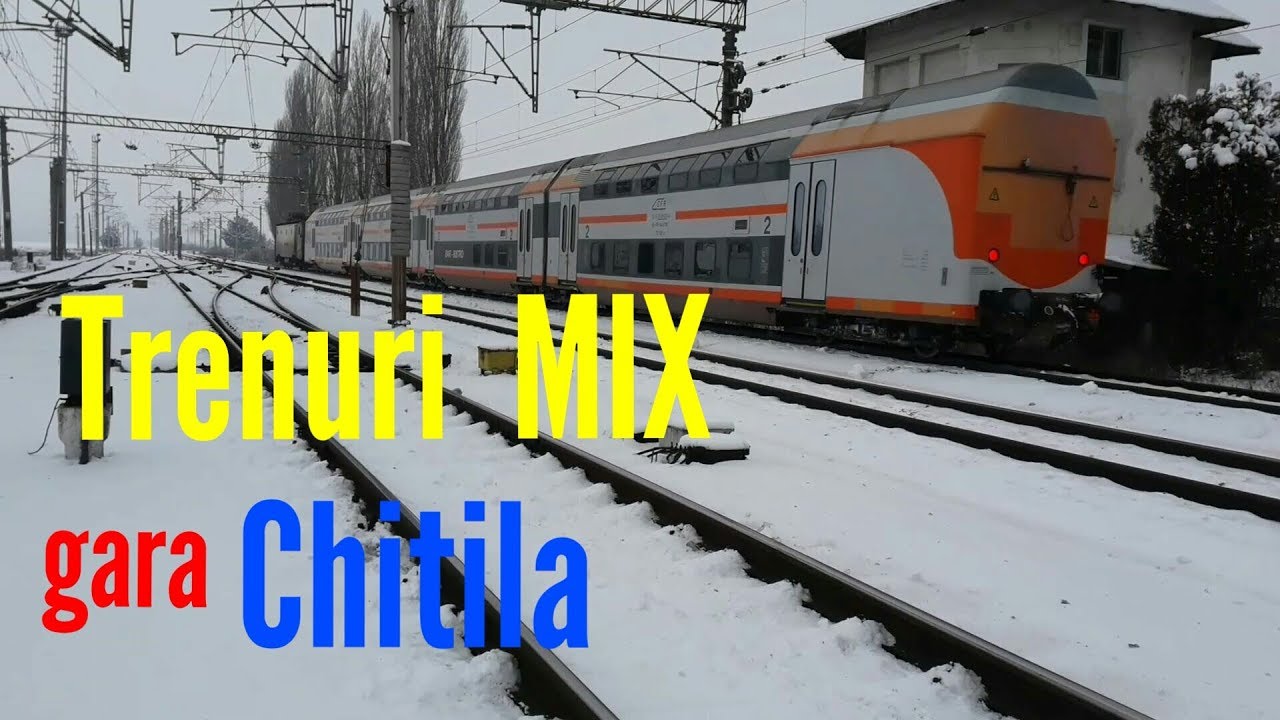 Trenuri MIX (gara Chitila) - YouTube