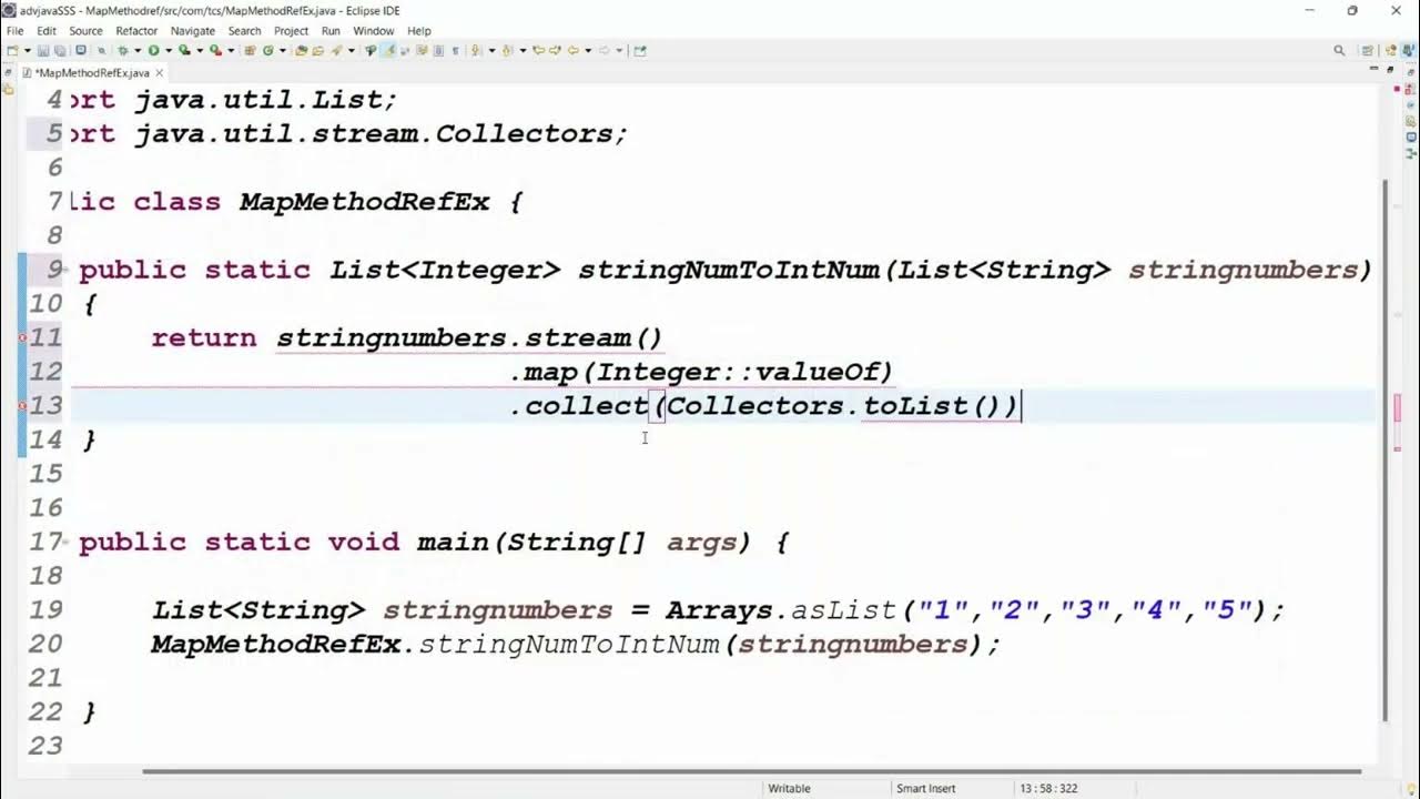 Corejava Java 8 Features Session12 Method Reference Map Mr Ratan Sir Youtube